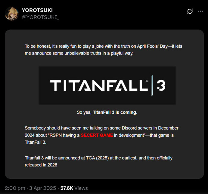 타이탄폴 3가 TGA 2025에서 공개 - 게임 / 엔터테인먼트 - 기글하드웨어