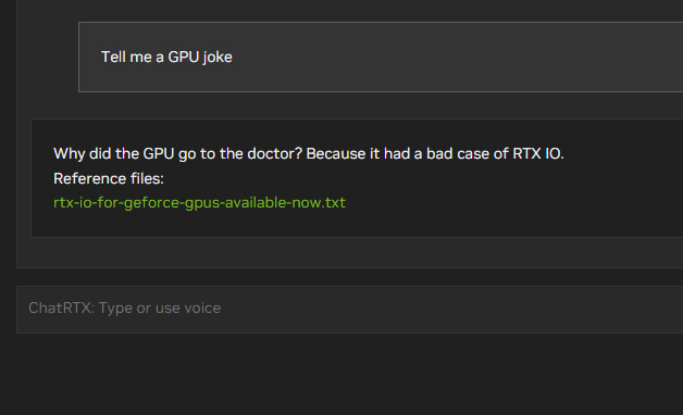 NVIDIA 챗RTX 정식 발표. 로컬에서 실행하는 GPU 가속 aI - 인터넷 / 소프트웨어 - 기글하드웨어
