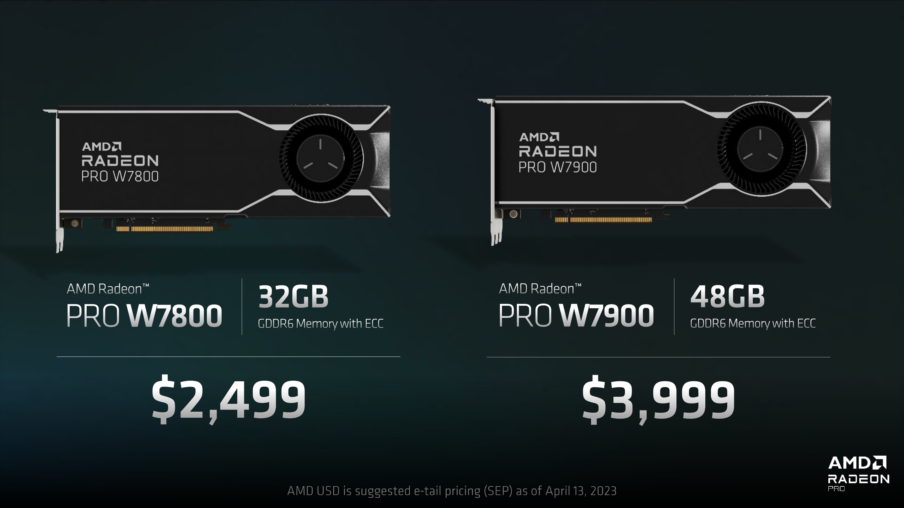 AMD 라데온 프로 W7000 시리즈 발표 - 리뷰 / 사용기 - 기글하드웨어