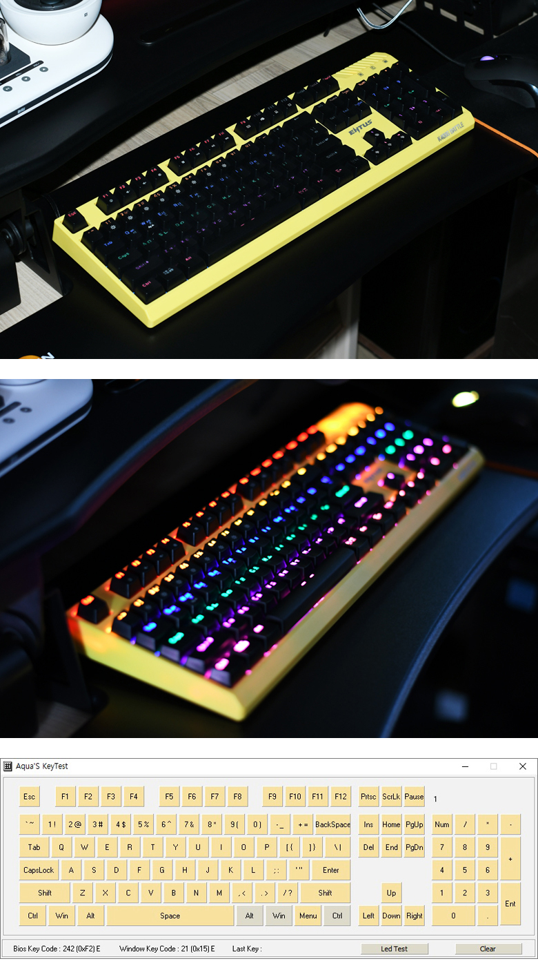 ENTUS K400G BATTLE 광축 방진방수 게이밍 기계식 키보드 사용기. - 홍보 / 필테 - 기글하드웨어