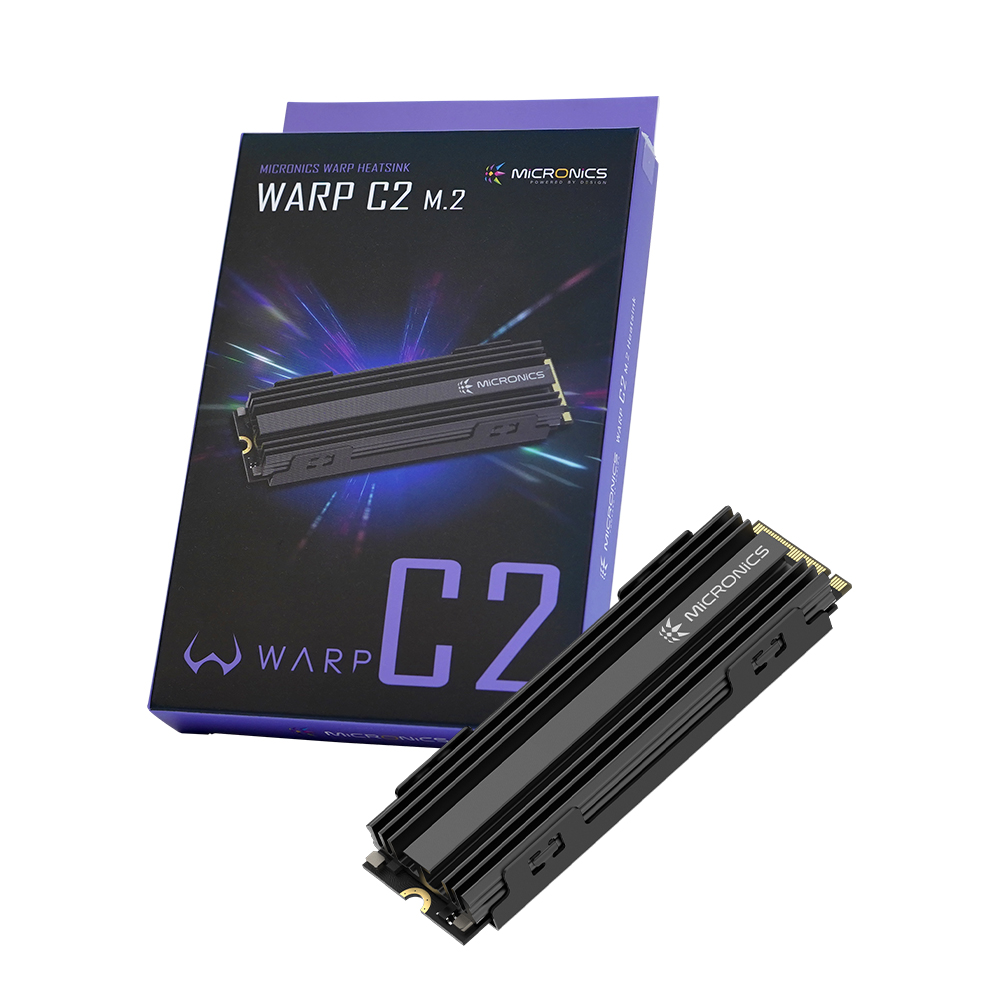 ‘단면·양면 모두 지원’ 마이크로닉스, WARP C2 M.2 히트싱크 출시 - 주간 / 국내 뉴스 - 기글하드웨어