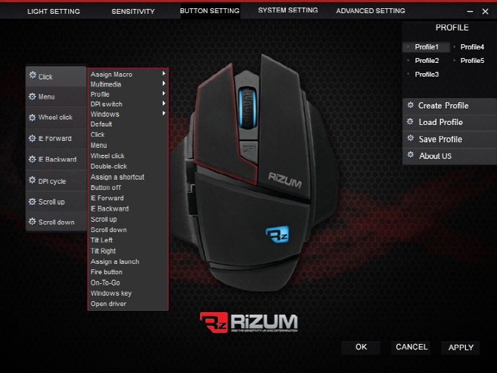 기글 하드웨어 외부 사용기 게시판 - 2가지 모습, RIZUM G-FACTOR Z5 PRO Gaming Optical Mosue
